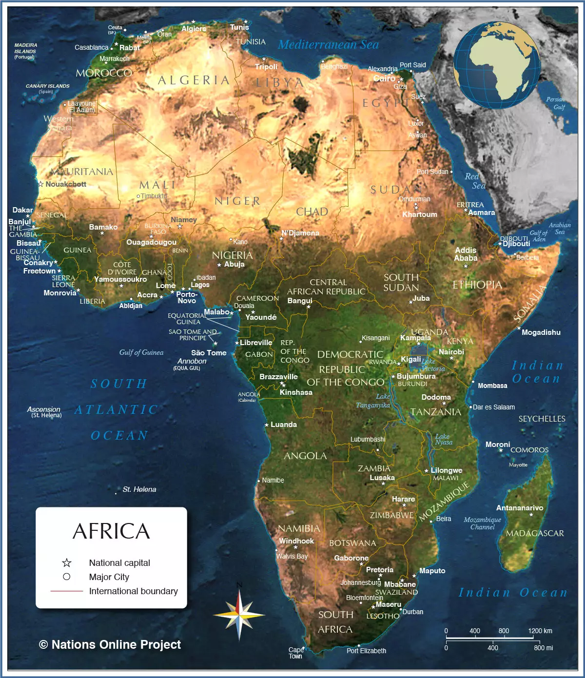 Africa Map | africa.com